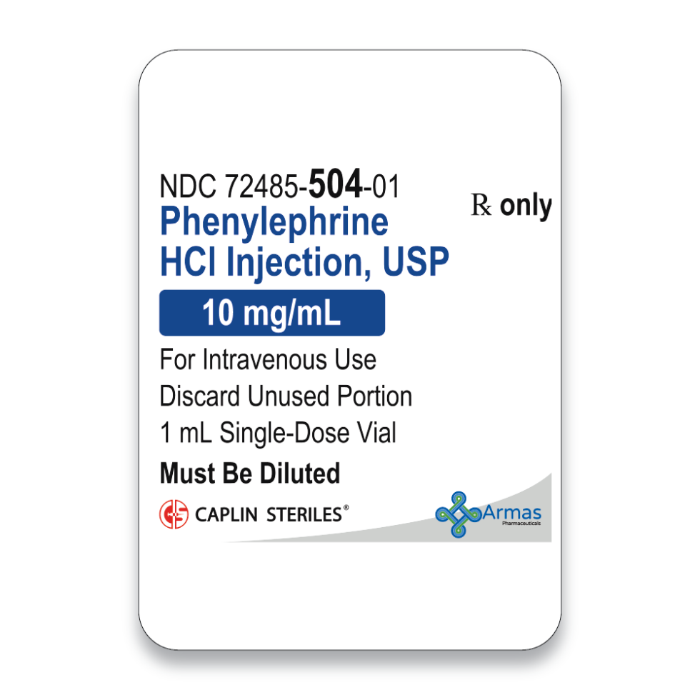 Phenylephrine HCl Injection | Armas Pharmaceuticals
